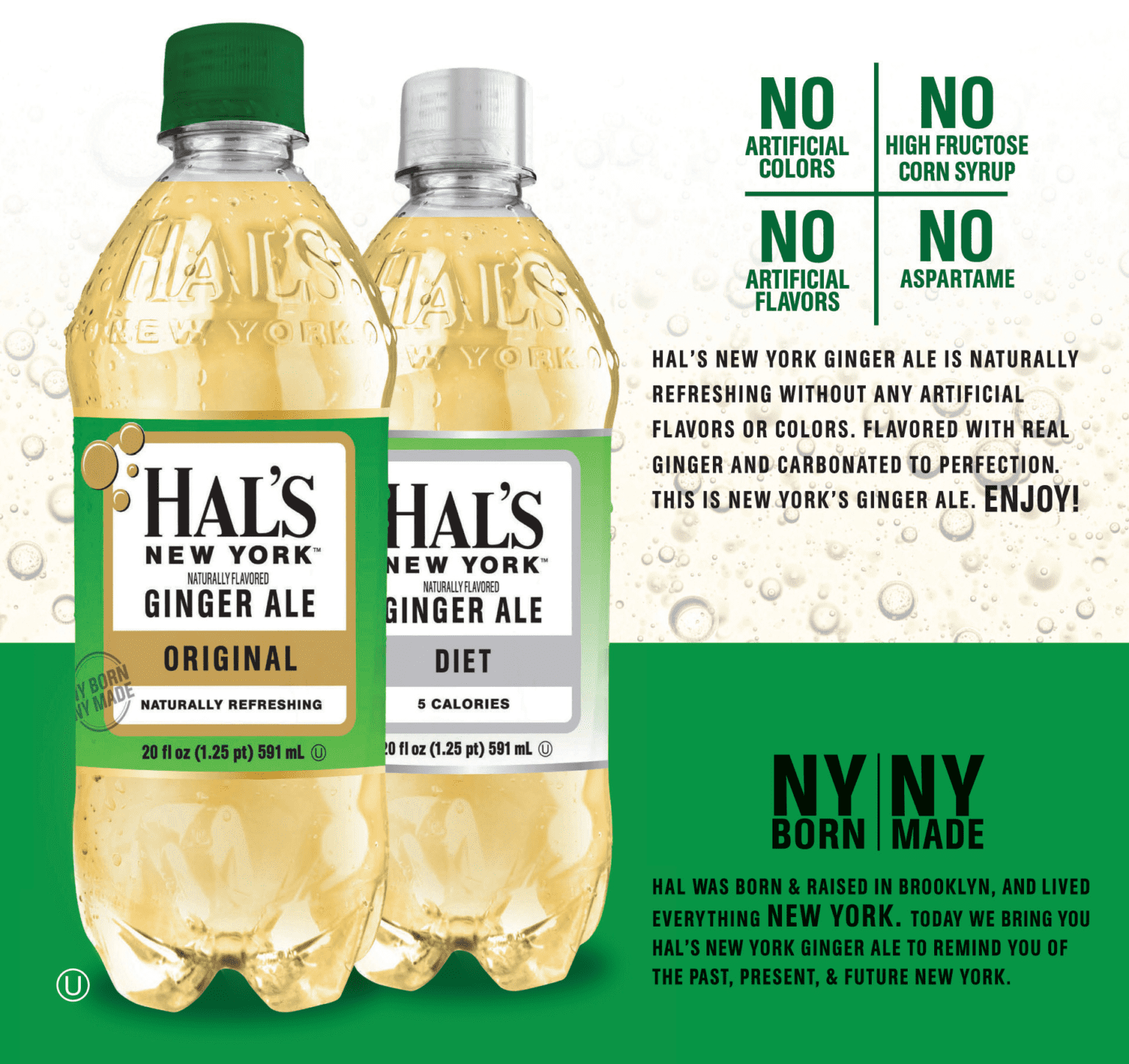 Hal’s Beverage Debuts Ginger Ale Line Extension | Big Geyser