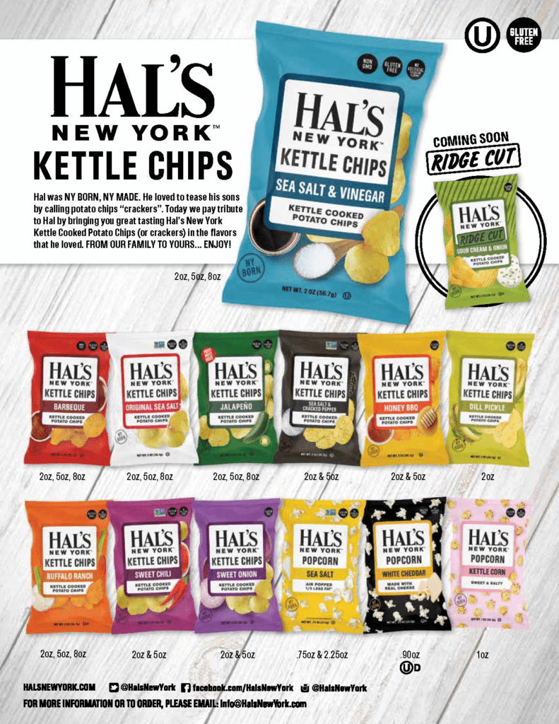 Hal's New York Kettle Chips | Big Geyser