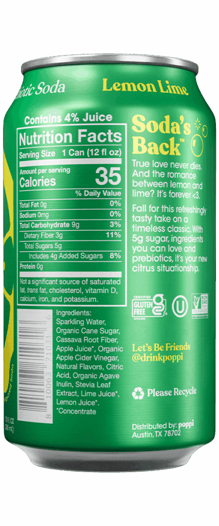 Poppi Lemon Lime | Big Geyser